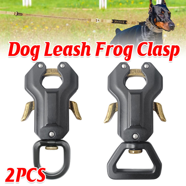 Heavy Duty Dog Leash Frog Clasp Quick Release | Petfection Corner