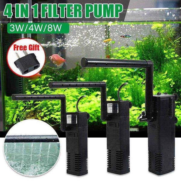 Internal Fish Tank Filter – Submersible Aquarium Filtration System ...