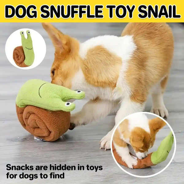 Snuffle Toy Snail for Dogs – Interactive IQ Training & Fun – Petfection ...