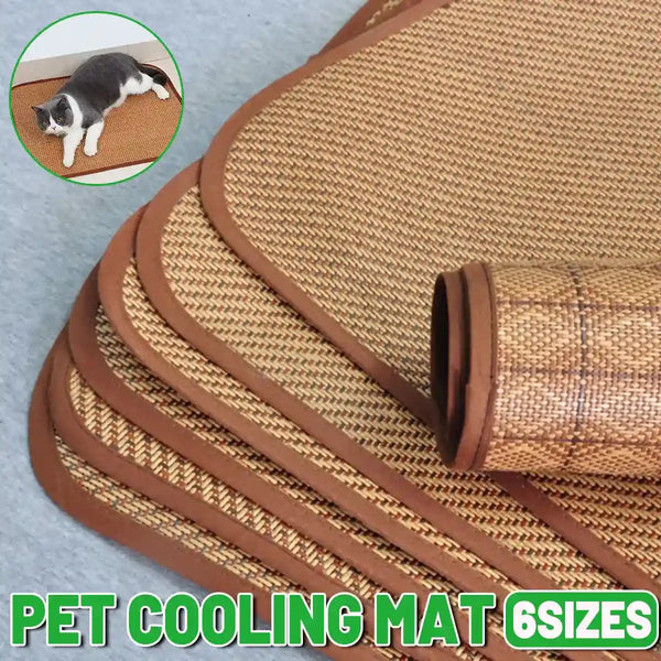 Pet Cooling Mat for Dogs & Cats | Breathable Foldable Summer Pad ...