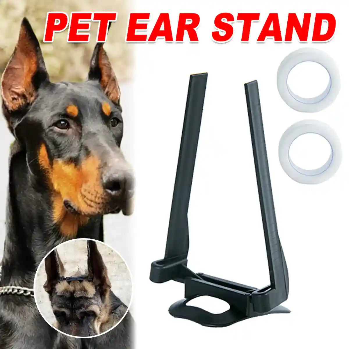 Dog Ear Support Stand | Upright Ear Training Kit With Tape – Petfection ...