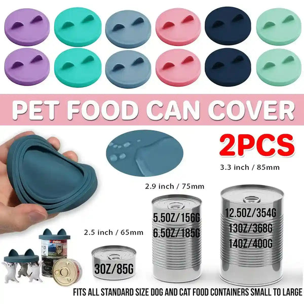 Pet Can Lid Cover – Reusable Silicone Lid for Pet Food | Petfection Corner