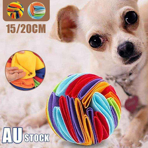 Dog Snuffle Ball – Interactive Sniffing Toy for Mental Stimulation and ...