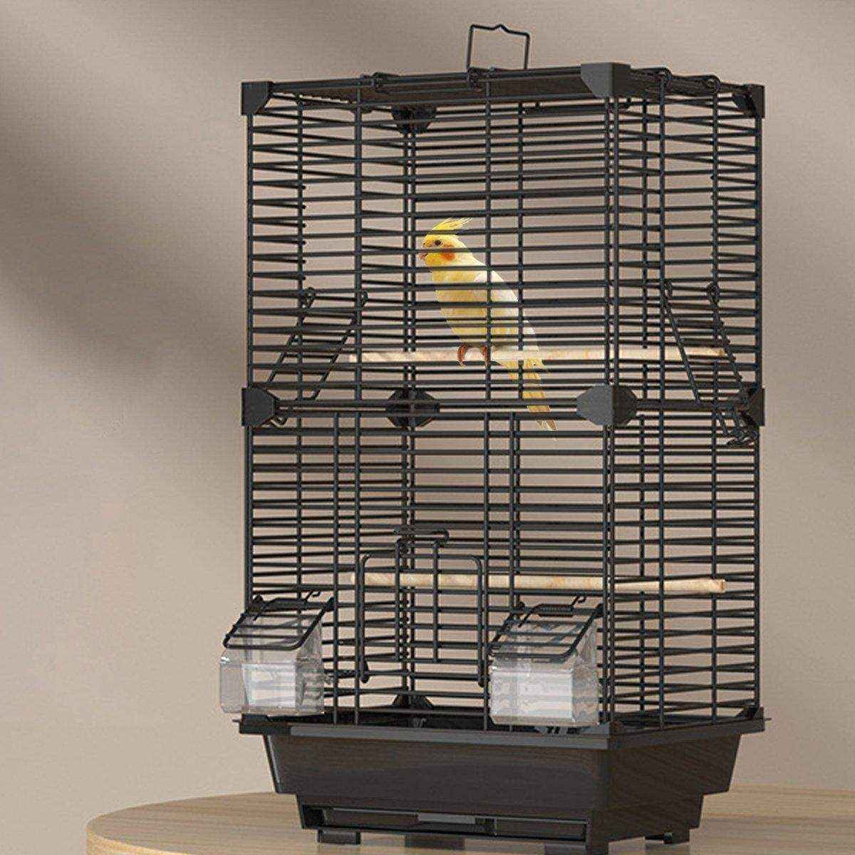 Spacious Large Villa Metal Bird Cage for Small to Medium | Petfection ...