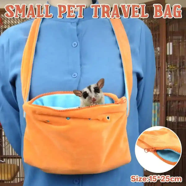 Small Pet Travel Bag - Cozy & Lightweight Carrier for Hamsters ...