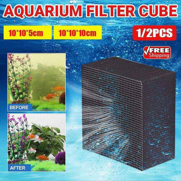 Eco-Aquarium Water Purifier Cube - Enhance Your Aquarium's Cleanliness ...