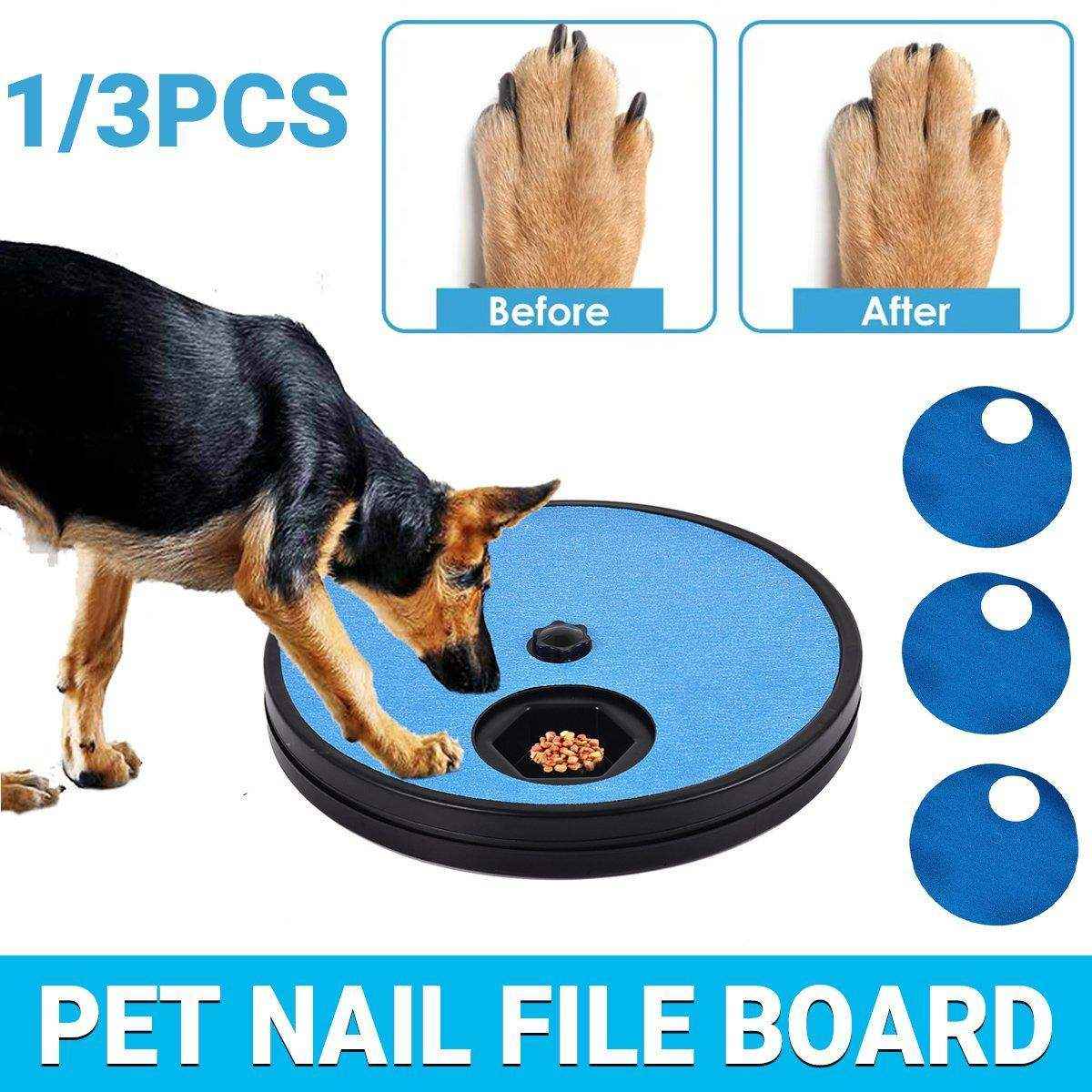 Rotating Dog Nail File Board for Stress-Free Grooming | Petfection Corner