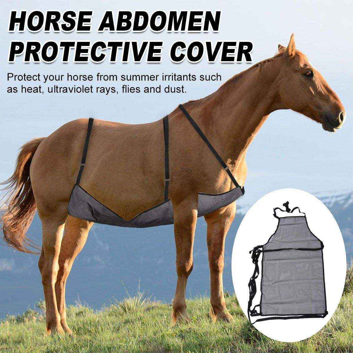 Equine Fly Rugs – Breathable Horse Belly Protector for Fly & UV Shield ...