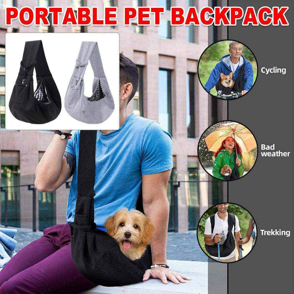 Adjustable Dog Sling Carrier for Small Pets – Secure & Hands-Free ...