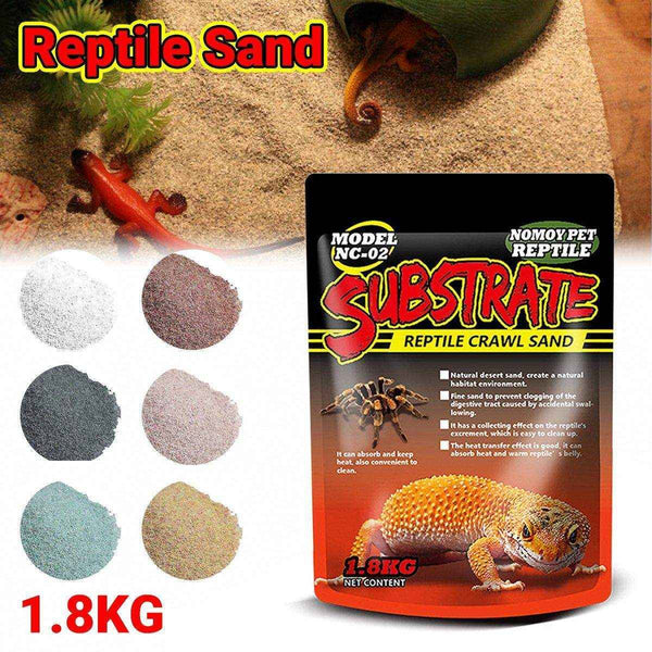 Premium Reptile Sand 1.8KG | Natural Habitat Substrate for Reptiles ...