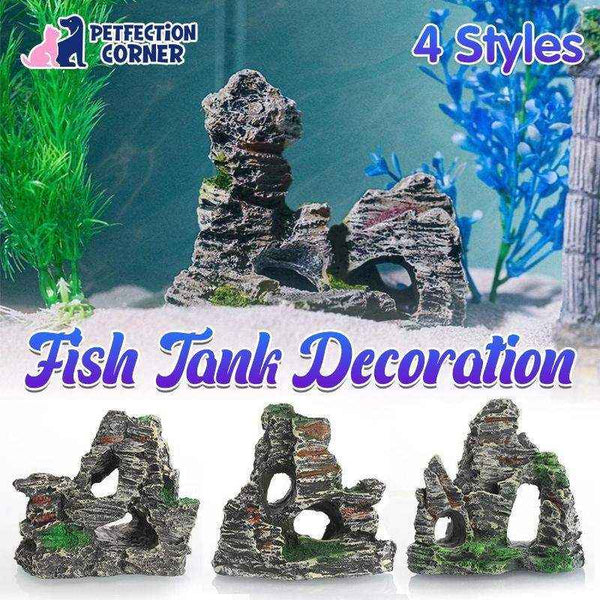 Natural Aquarium Rock Cave Decoration - Safe Aquarium Rocks for Fish ...