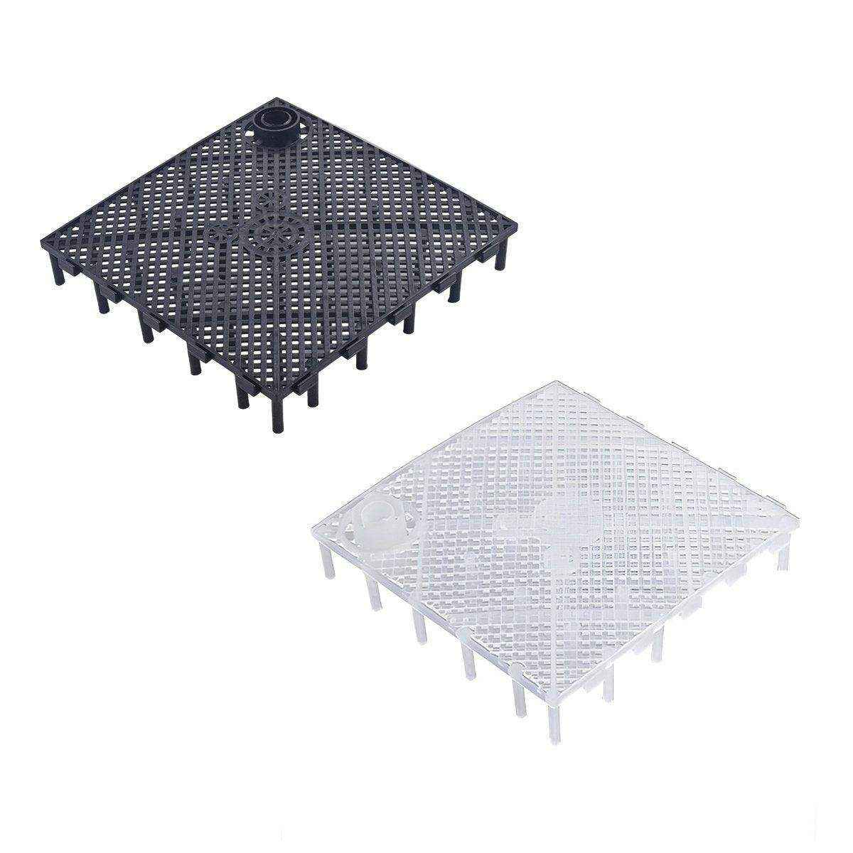 Professional Aquarium Bottom Filter Plate | Black & Clear PVC ...