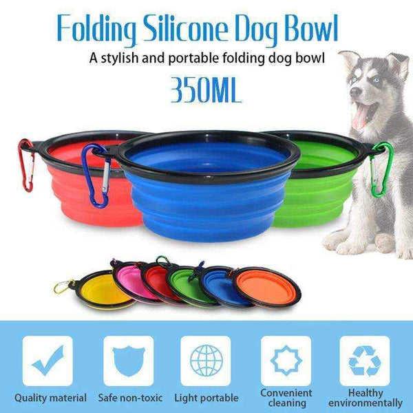 Enjoy Convenient Pet Feeding with Our Portable Foldable Pet Bowl ...